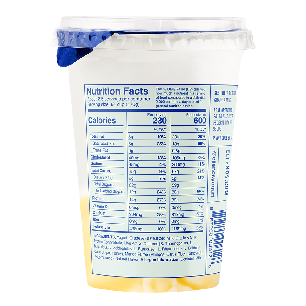 Mango - Ellenos Greek Yogurt