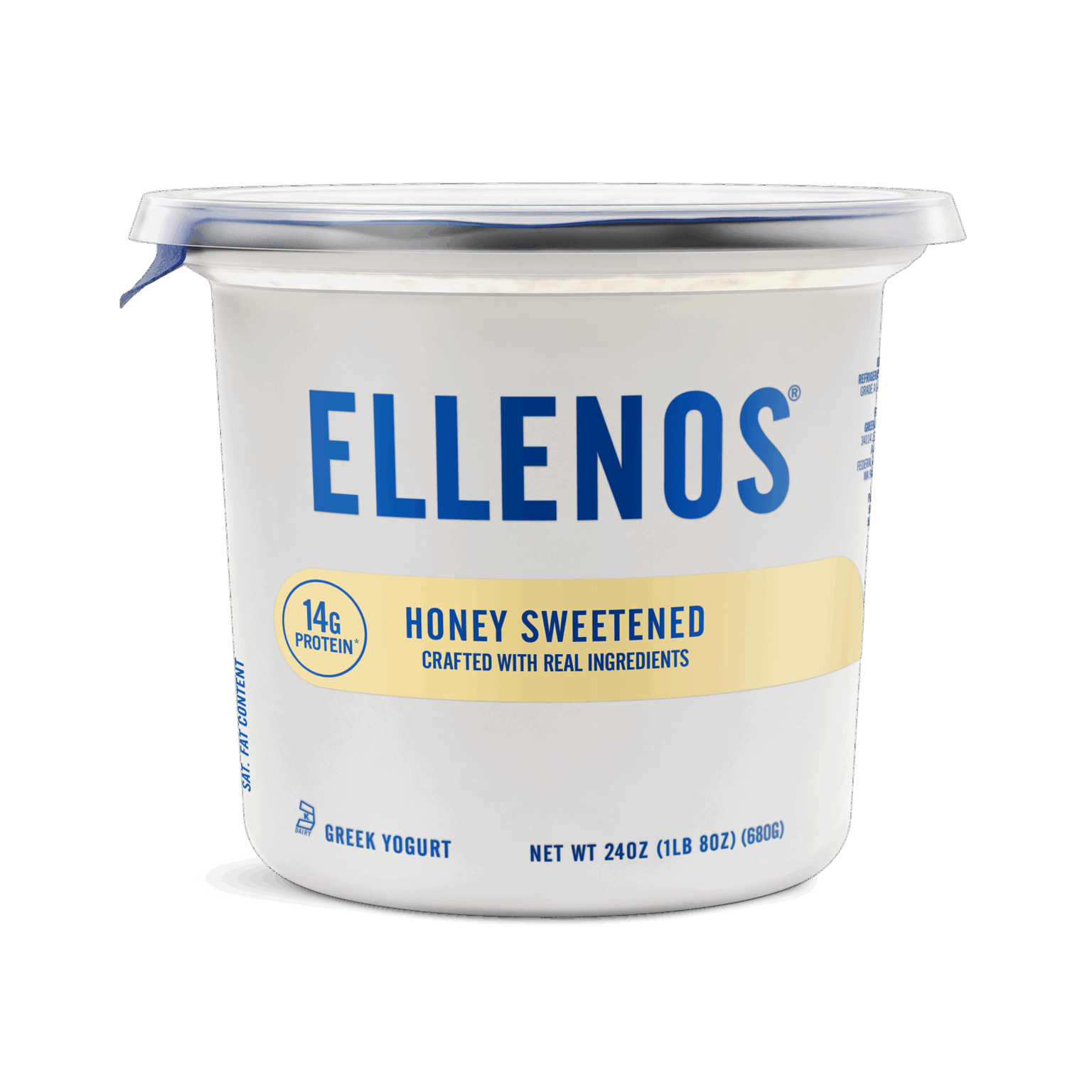 Plain with Honey - Ellenos Greek Yogurt