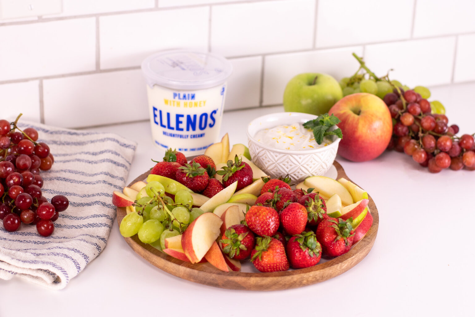 Simple Fruit Dip - Ellenos Greek Yogurt